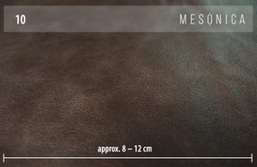 Vintage tmavě hnědé kožené křeslo MESONICA Puzo