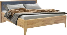 XXXLutz POSTEL, 180/200 cm, antracitová, divoký dub Linea Natura - Manželské postele - 002748013108