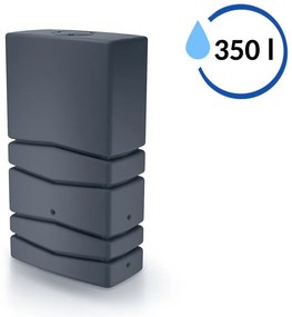 PROSPERPLAST Sud na dešťovou vodu AQUA TOWER antracit 350l