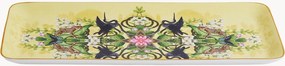 Obdélníkový tác z kostního porcelánu Wonderlust Waterlily