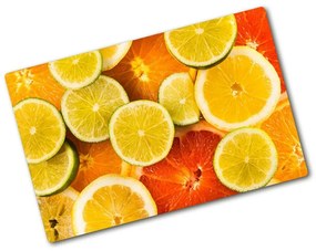 Wallmuralia Deska na krájení tvrzená Citrusové ovoce 80x52 cm