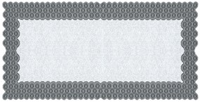 Žakárový ubrus - běhoun ARLEY různé rozměry šedá MyBestHome Rozměr: 100x50 cm