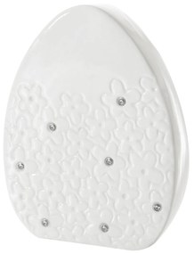 VELIKONOČNÍ SOŠKA EGG SADA 2 KS 11X15 CM BÍLÁ