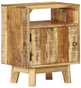 Noční stolek 40 x 30 x 50 cm hrubé mangovníkové dřevo 320928