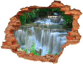Wallmuralia Nálepka fototapeta 3D výhled beton Vodopád 90x70 cm