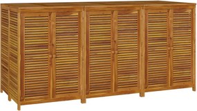 Zahradní úložný box 210 x 87 x 104 cm masivní akáciové dřevo 3155243
