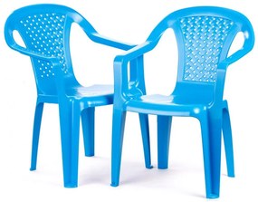 Ipea Dětská plastová židlička, Modrá