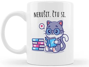 Ahome CZ Hrneček Nerušit. Čtu si. Kočka