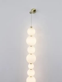 Designové nástěnné svítidlo Perla zlatá