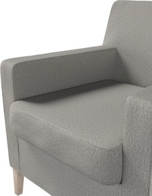 Potah na křeslo IKEA Karlstad barva šedá látka pletený vzor