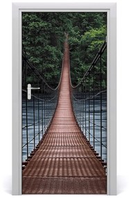 Fototapeta samolepící na dveře visací most 85x205 cm