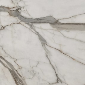 Jídelní stůl CALACATTA IMPERIALE – 201,5 × 90 cm, keramická deska 12 mm