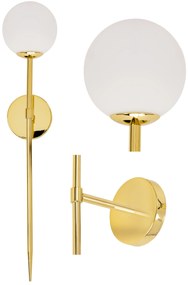 Toolight - nástěnná lampa KINKIET 90cm G9 25W APP582-1W, zlatá, OSW-00076