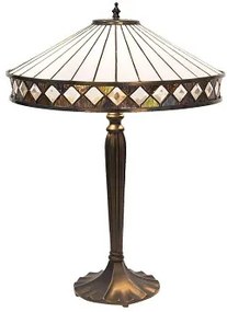 Stolní lampa Tiffany ART DECO Clayre &amp; Eef 5LL-5983