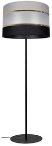 Belis | Stojací lampa CORAL 1xE27/60W/230V černá/šedá | BE0705