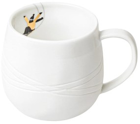 räder Porcelánový hrnek Sledging 350 ml, bílá barva, porcelán