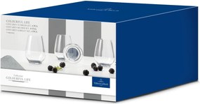 Villeroy&Boch Villeroy & Boch Colourful Life Lemon Cosy Grey sada sklenic na vodu, 4× 0,42 l
