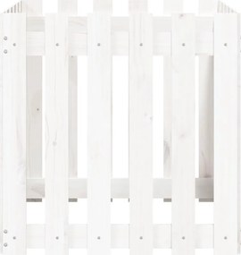 vidaXL Zahradní truhlík plotový design černý 60x60x60cm masiv borovice [832458] Barva: Přírodně impregnované