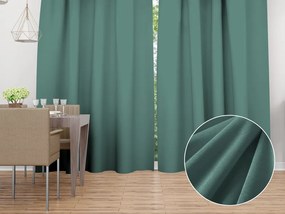 Biante Sametový závěs Velvet Premium SVP-022 Ledově zelený 135x140 cm