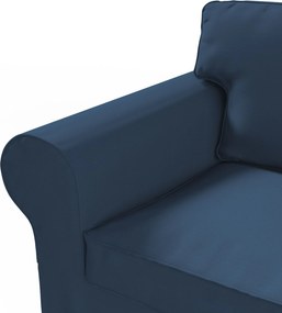 Potah na pohovku IKEA  Ektorp 2-místná, rozkládací, STARÝ MODEL barva tmavě modrá