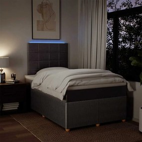 Box spring postel s matrací taupe 120x190 cm textil 3294299