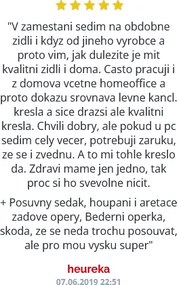 MERCURY Ergonomická kancelářská židle FISH BONES s opěrkou hlavy, černý plast, 26-68 červená, 3D područky