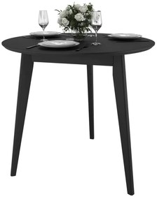 Kulatý jídelní stůl Orion light 79cm Černý Daiva Casa