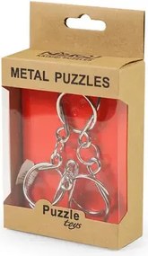 Kovový hlavolam puzzle skládačka / Hlavolam / 4 varianty provedení / k