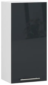 Kuchyňská skříňka OLIVIA W40 H720 - bílá/grafit lesk