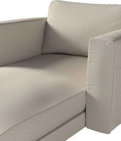 Potah na IKEA Norsborg šezlong s loketními opěrkami barva šedá látka pletený vzor