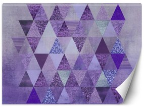 Gario Fototapeta Geometrie fialových trojúhelníků - Andrea Haase Materiál: Vliesová, Rozměry: 200 x 140 cm