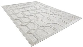 koberec SANTO SISAL 58385 Ruta, geometrická béžový velikost 160x220 cm | krásné koberce cz