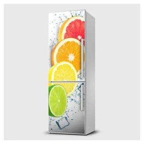 E-shop24, Pi51SL1227, Rozměr 65x180 cm, Fototapeta samolepící na lednice - Citrusové plody