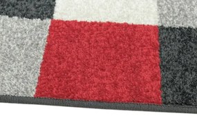 Koberce Breno Kusový koberec LOTTO 923/FM6X, Červená, Vícebarevné, 200 x 285 cm