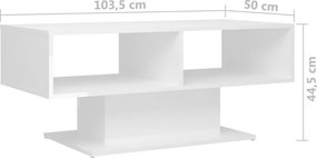 vidaXL Konferenční stolek 103,5 x 50 x 44,5 cm dřevotříska [806828] Barva: dub sonoma