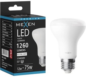 Mexen Nova LED žárovka E27, R63, 12W, Neutrální - 4000K, 1260 lm - L104-E27-1240-01