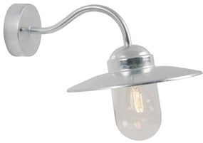 Nordlux 22671031 Luxembourg Sensor, venkovní nástěnné svítidlo, 1x60W, kov, pokovená, IP54, šířka 42cm