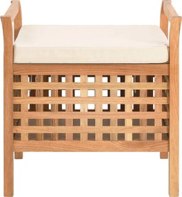 vidaXL Úložná lavice 49 x 48 x 49 cm masivní ořechové dřevo [247609]