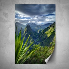 Plakát - Krajina na horách (80x120 cm) - PopyDesign