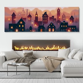 Obraz na plátně - Když v Coventry chumelí FeelHappy.cz Velikost obrazu: 240 x 80 cm