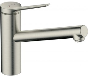 Hansgrohe Zesis M33 - Páková kuchyňská baterie 140, 1jet, vzhled nerezu 74802800