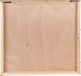 Hnědý obraz ovečky na plátně - 50*3*50 cm