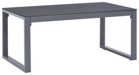 Konferenční stolek 90 x 50 x 40 cm hliník - Default Title