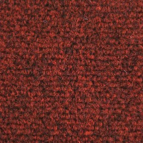 Schodové rohože samolepicí 5 ks 65 x 21 x 4 cm vínově červené, půlkulaté, velké 149706