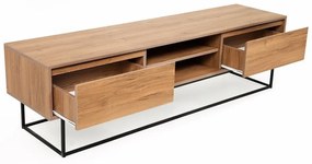 Designový TV stolek Barney 180 cm vzor ořech