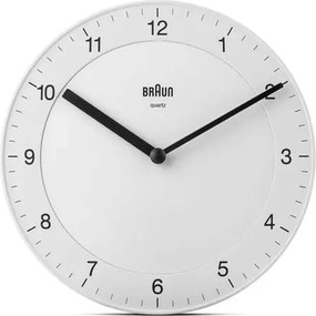 Braun - Nástěnné hodiny BC06, bílá 4007218670779