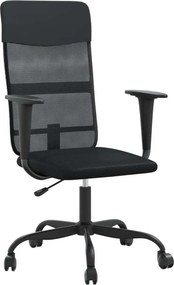 vidaXL Kancelářská židle výškově nastavitelná síťovina umělá kůže [353013] Barva: Bílá