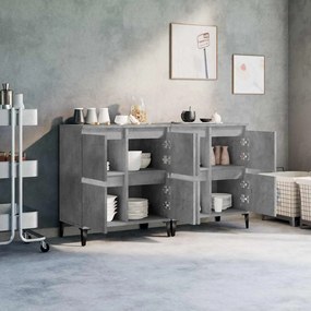 Příborníky 2 ks betonově šedé 60 x 35 x 70 cm kompozitní dřevo 3185763