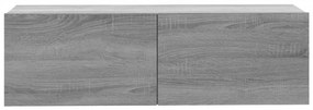 TV skříňka šedá sonoma 100 x 30 x 30 cm kompozitní dřevo