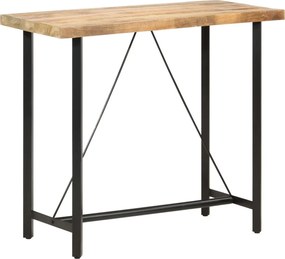 vidaXL Barový stůl 120 x 58 x 107 cm hrubé mangovníkové dřevo [286611]